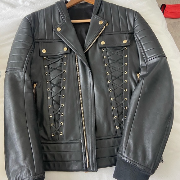 Balmain | Jackets & Coats | Mens Balmain Leather Jacket | Poshmark
